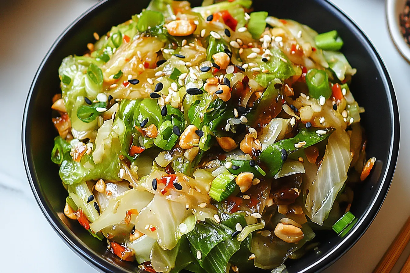 Asian Cabbage Stir Fry – Tidy Recipes