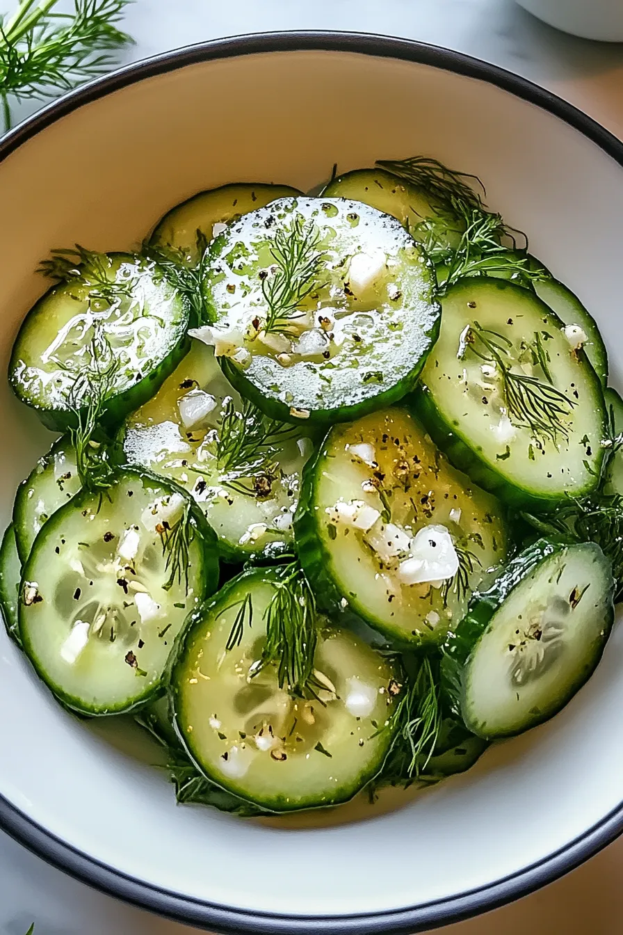 Garlic Dill Cucumbers – Tidy Recipes