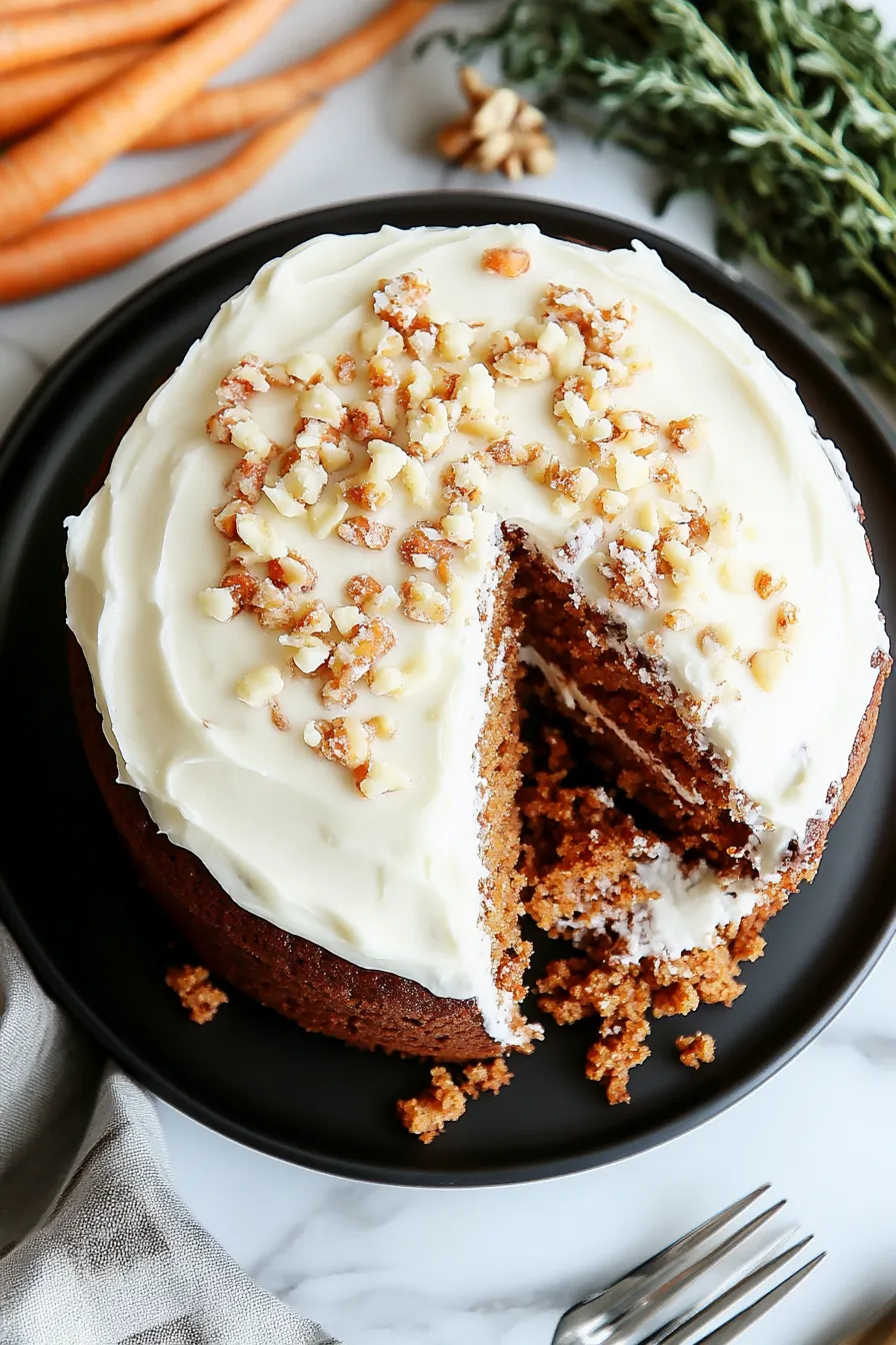 Moist Carrot Cake With Cream Cheese Frosting Tidy Recipes