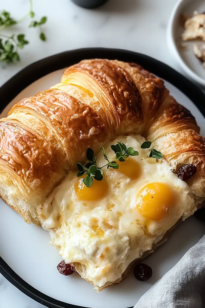 Overnight Croissant Breakfast Casserole – Tidy Recipes