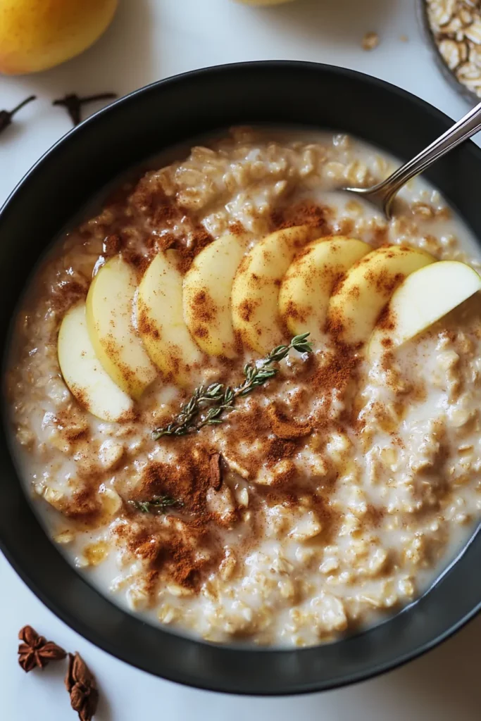 Apple Cinnamon Oatmeal Porridge – Tidy Recipes