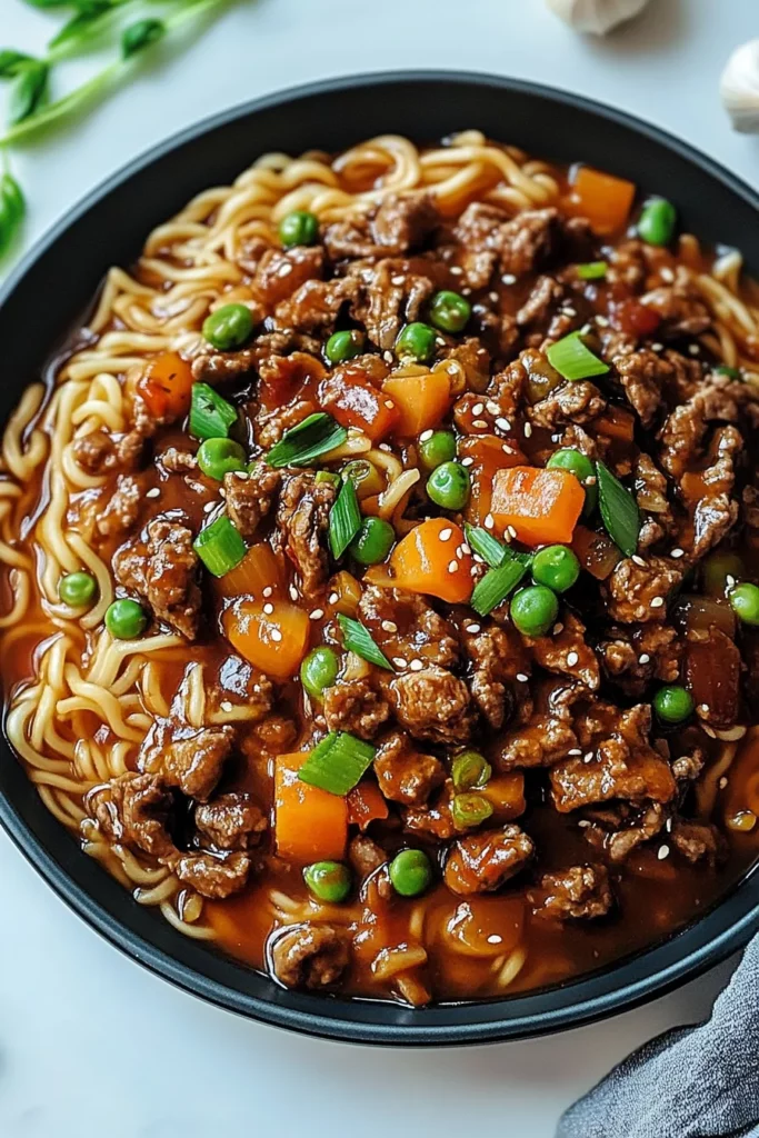 Sticky Beef Noodles – Tidy Recipes