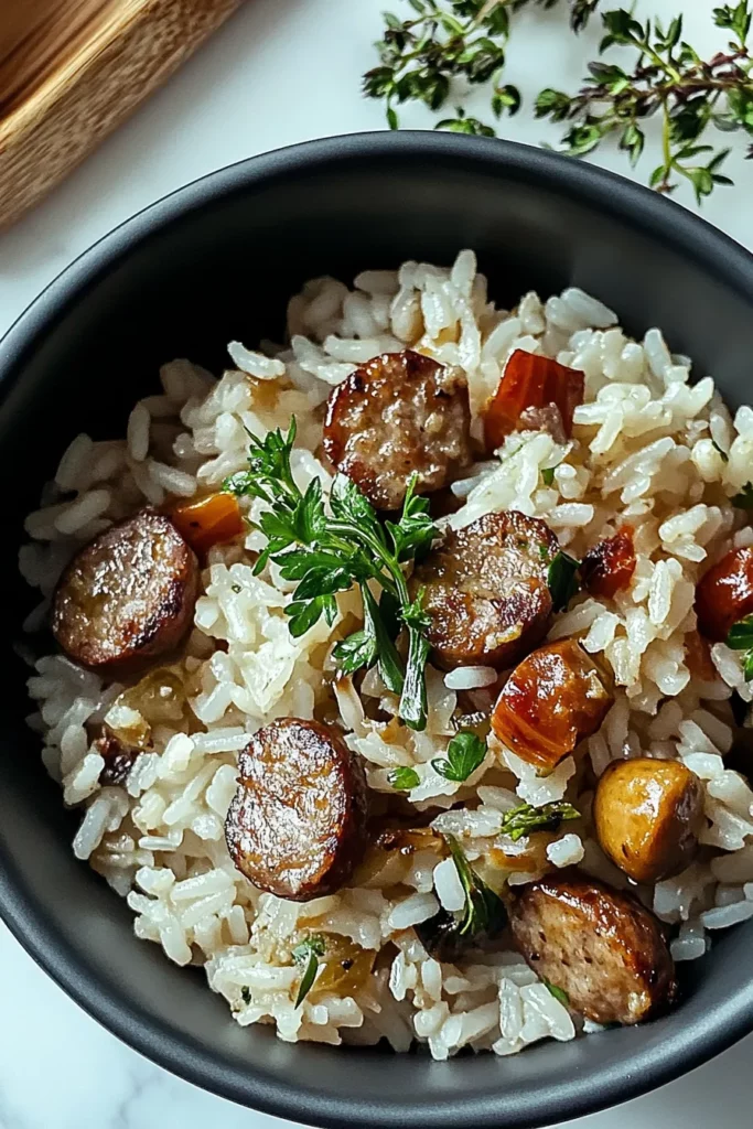 Sausage And Rice – Tidy Recipes