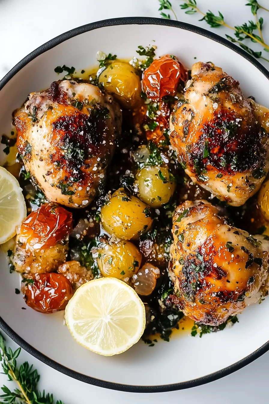 Mediterranean Chicken Thighs – Tidy Recipes