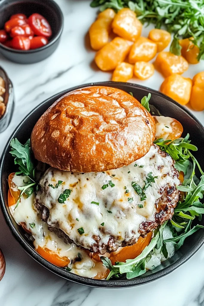 Irish Pub Burger – Tidy Recipes