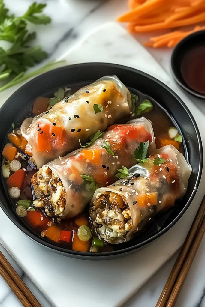 Crispy Oven Baked Egg Rolls – Tidy Recipes