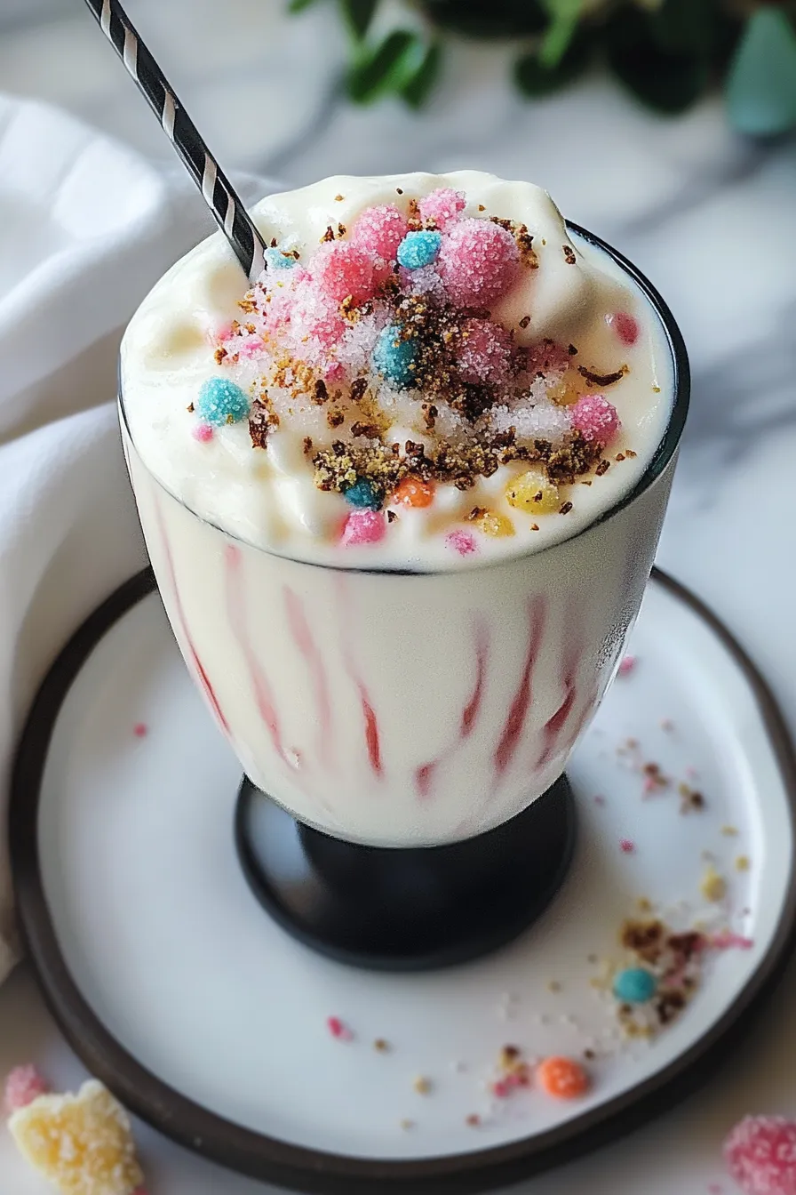 Cotton Candy Milkshake – Tidy Recipes