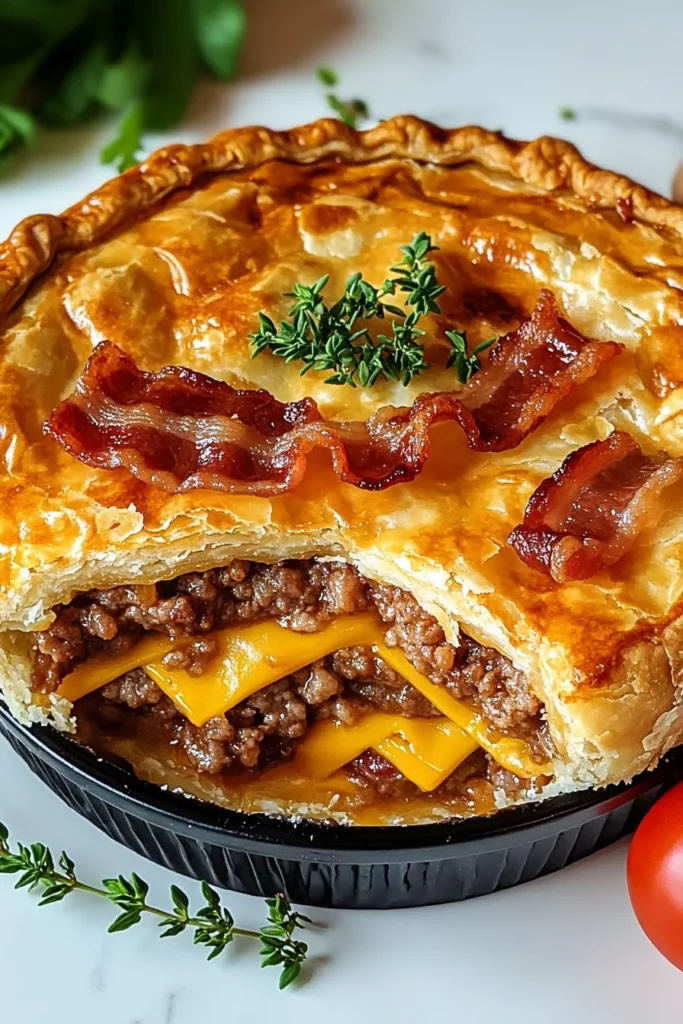 Carnivore Bacon Cheeseburger Pie – Tidy Recipes