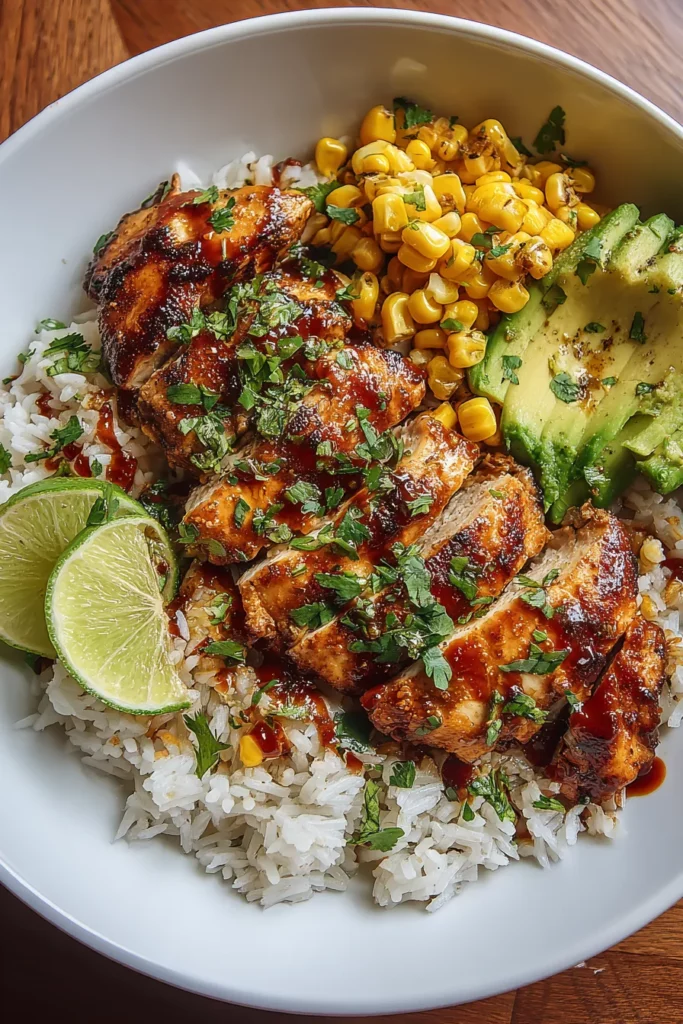 Honey Chipotle Chicken Rice Bowl – Tidy Recipes