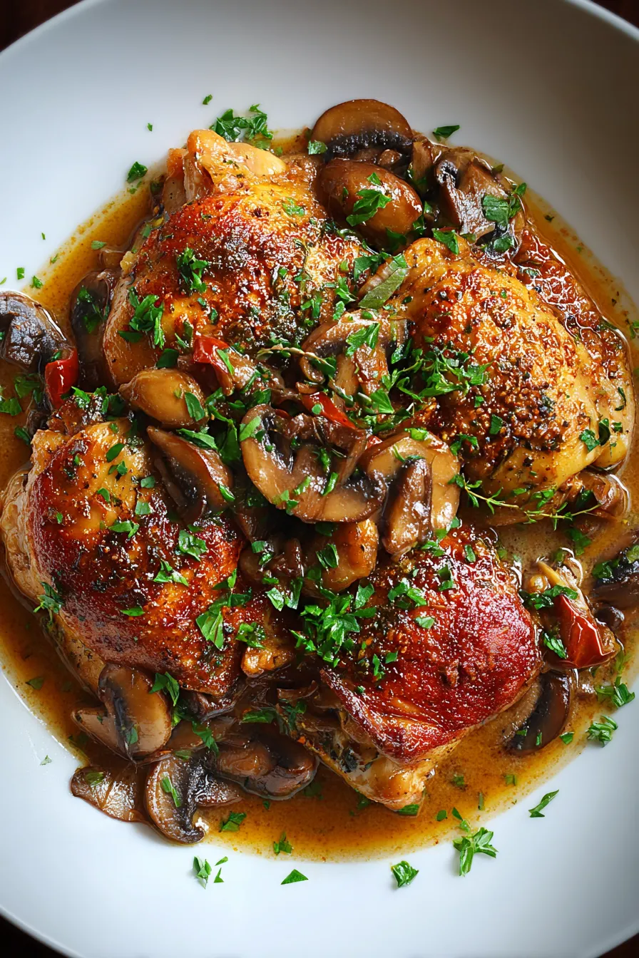 Chicken Chasseur French Hunter’s Chicken – Tidy Recipes