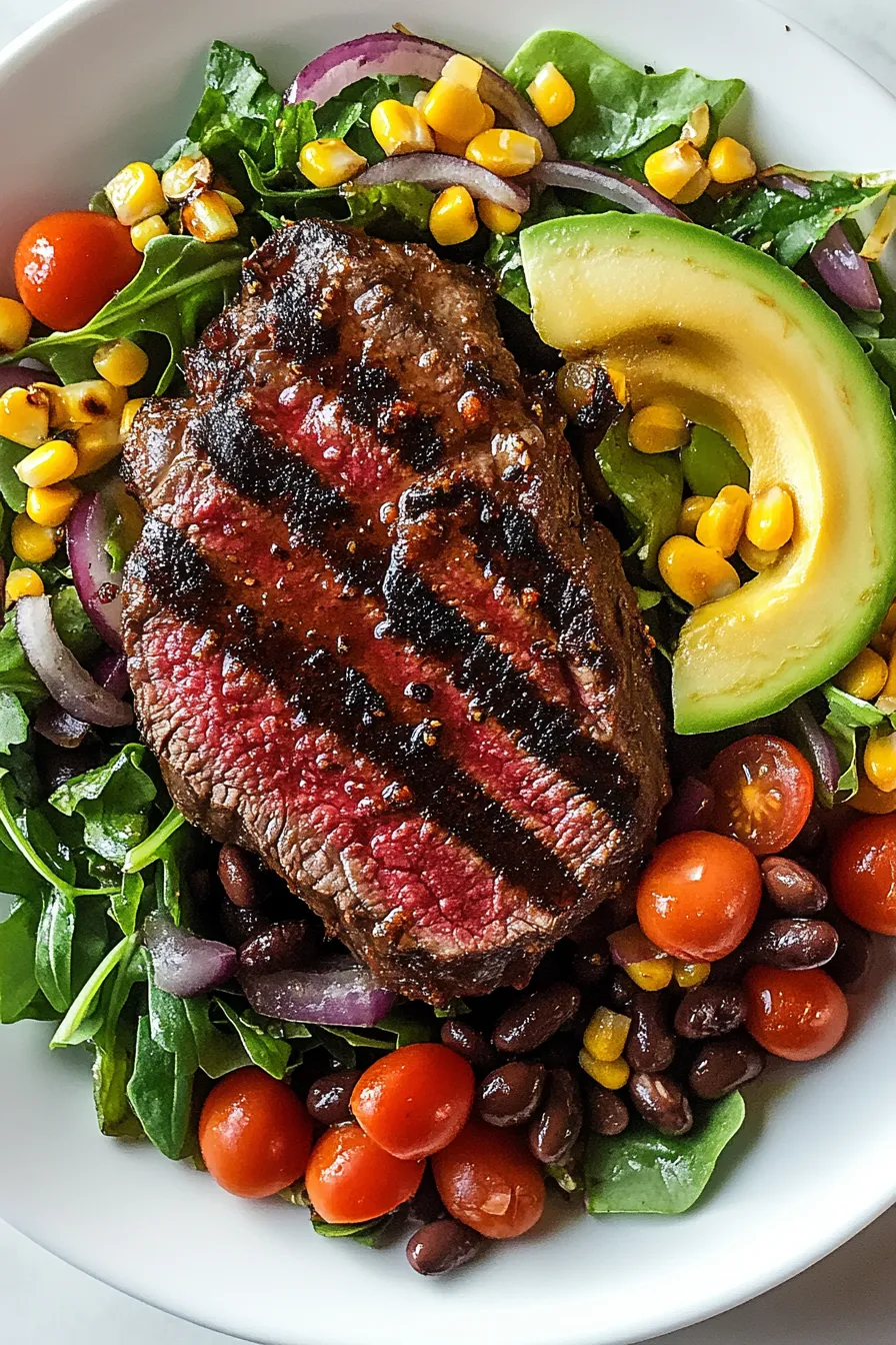 Smoky Grilled Cowboy Salad with Tangy Dressing – Tidy Recipes