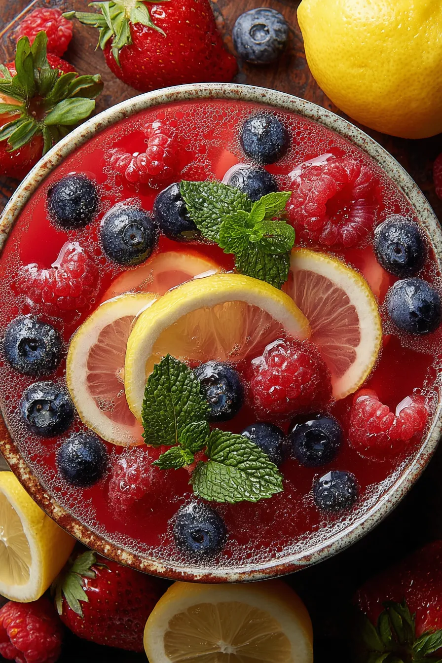 Triple Berry Lemonade – Tidy Recipes