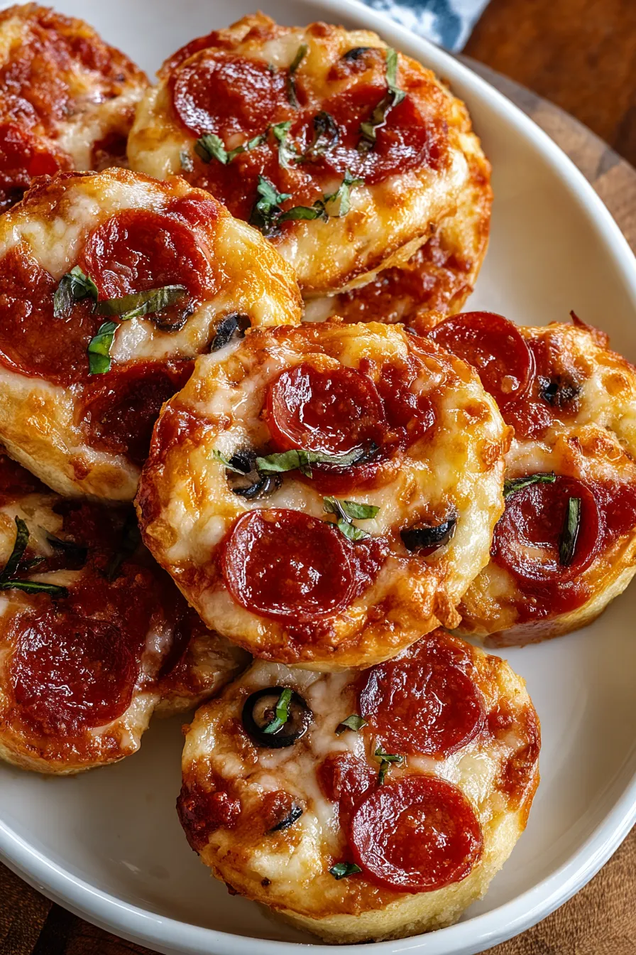 Deep Dish Mini Pizzas – Tidy Recipes