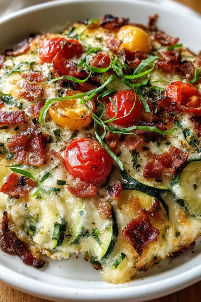 Loaded Zucchini Bake – Tidy Recipes