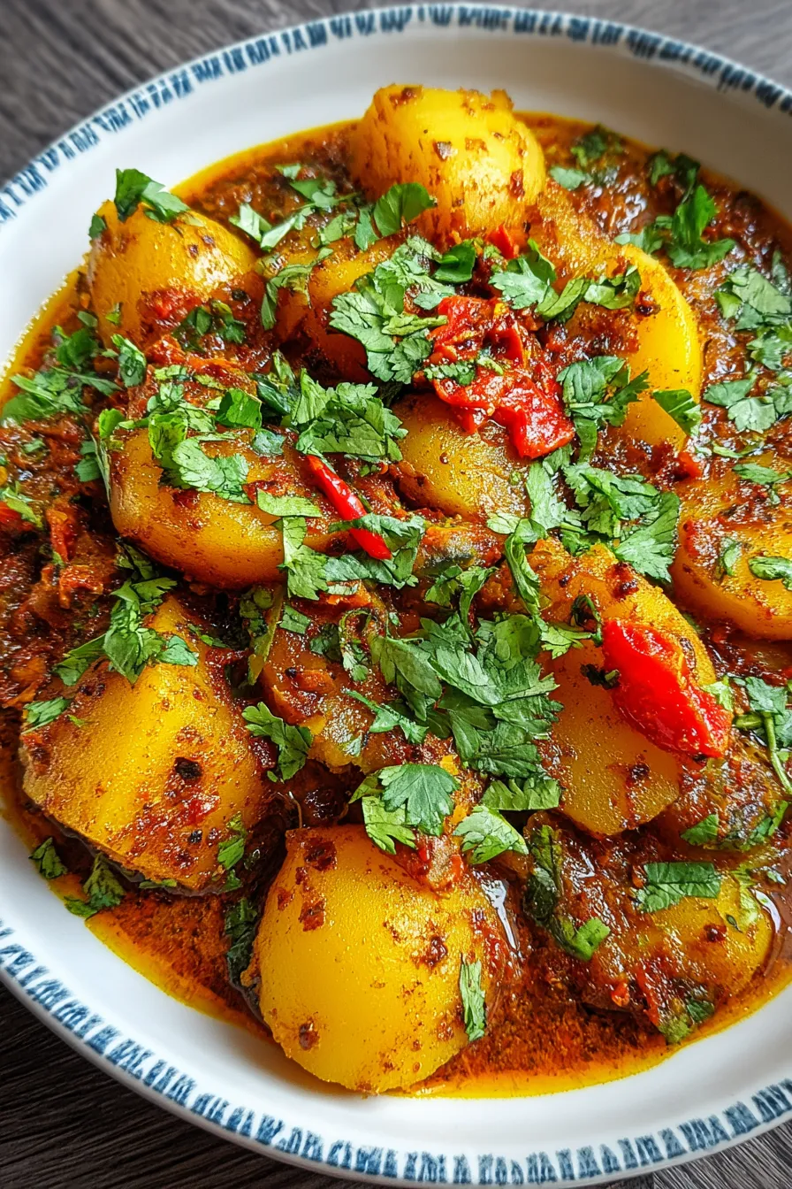 Dopiazeh Aloo Persian Potato Curry – Tidy Recipes