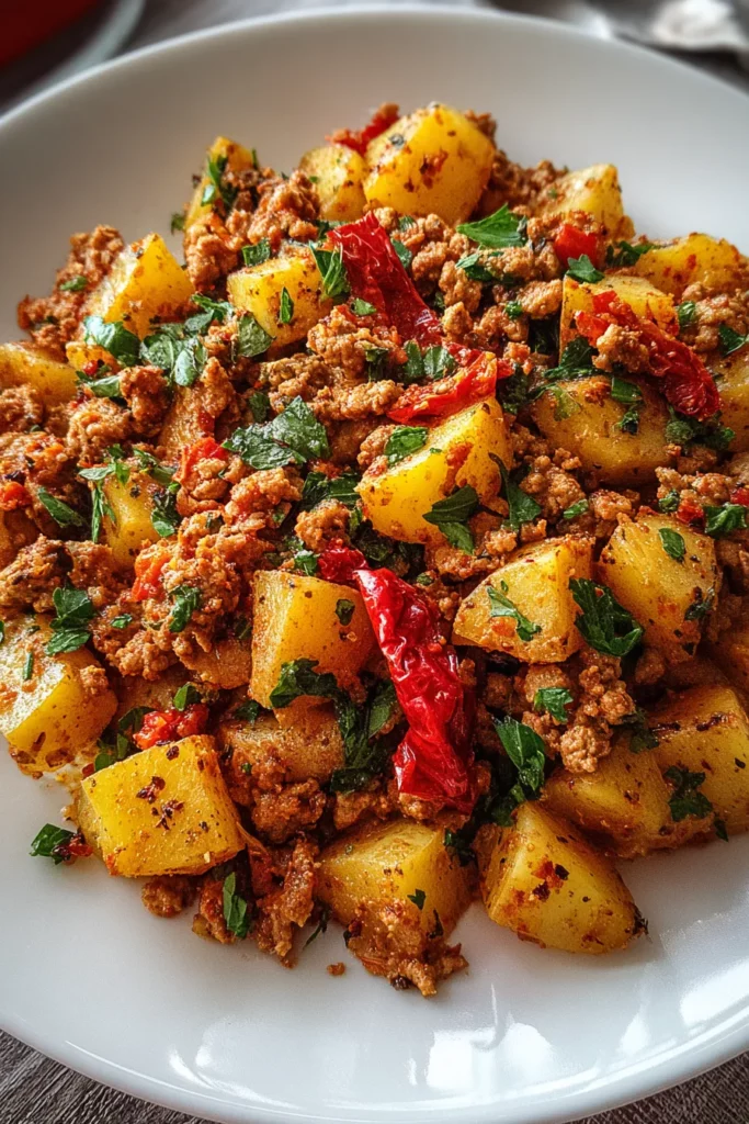 Ground Turkey with Potatoes – Tidy Recipes