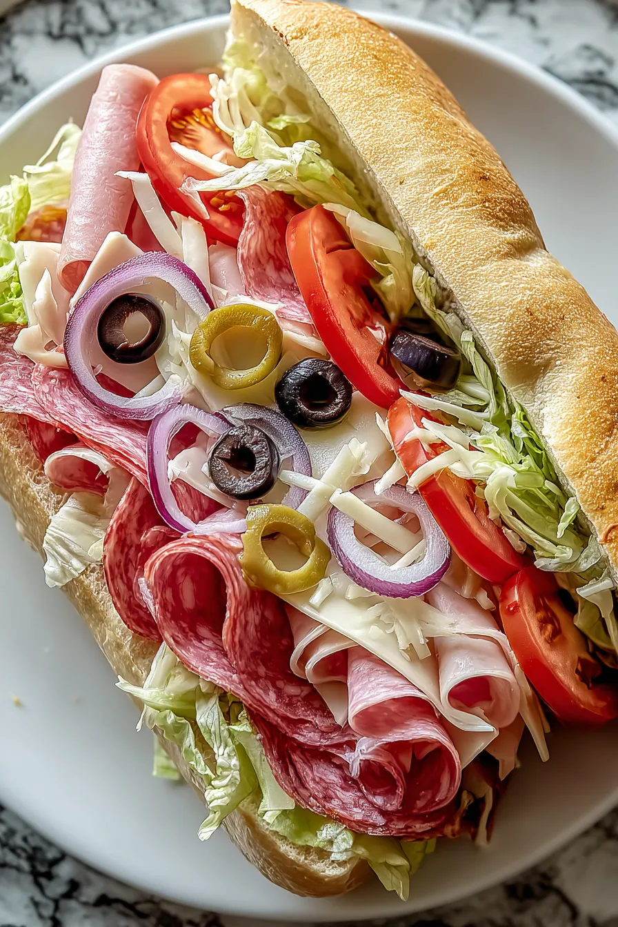 Italian Grinder Salad Sandwich – Tidy Recipes