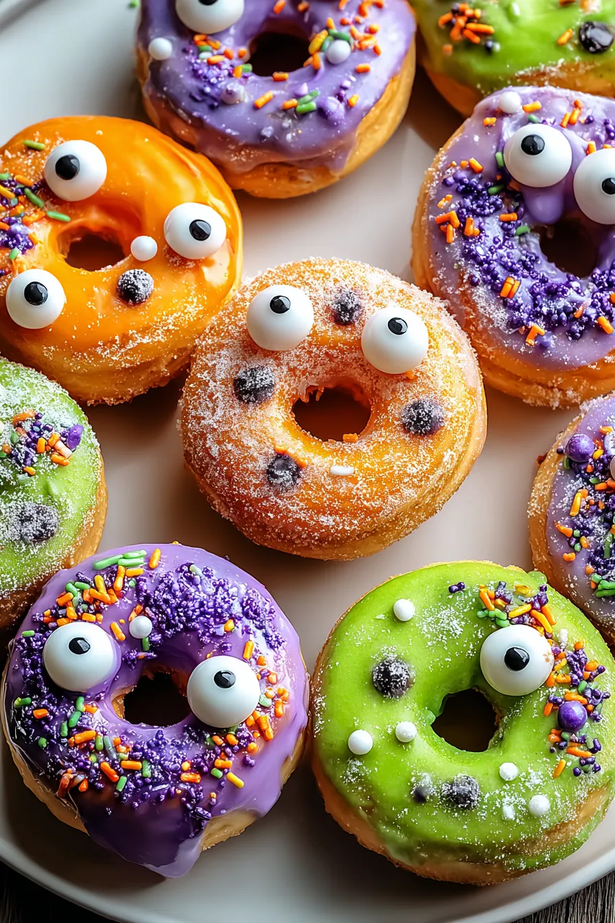 Halloween Monster Donuts – Tidy Recipes