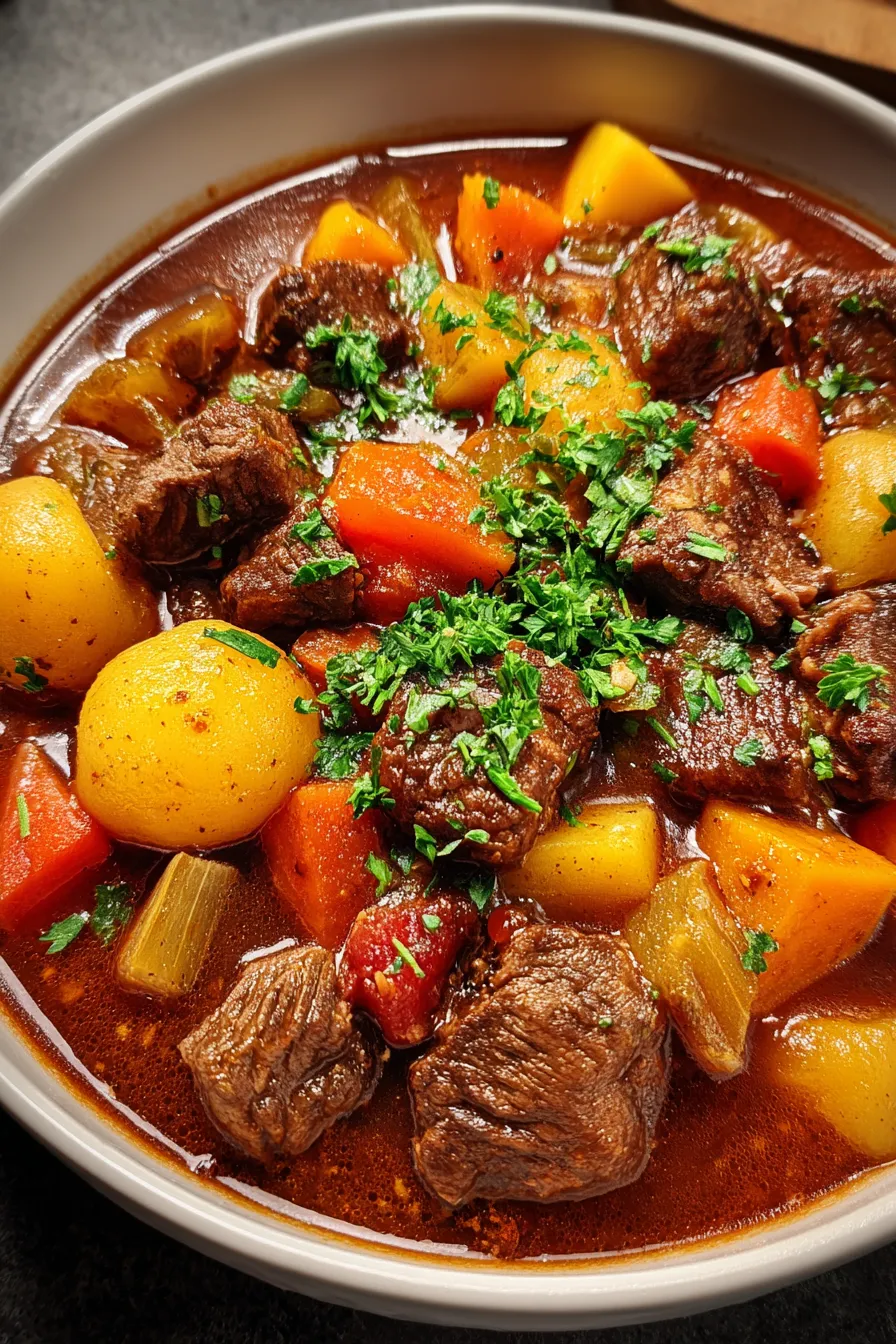 Autumn Harvest Beef Stew – Tidy Recipes