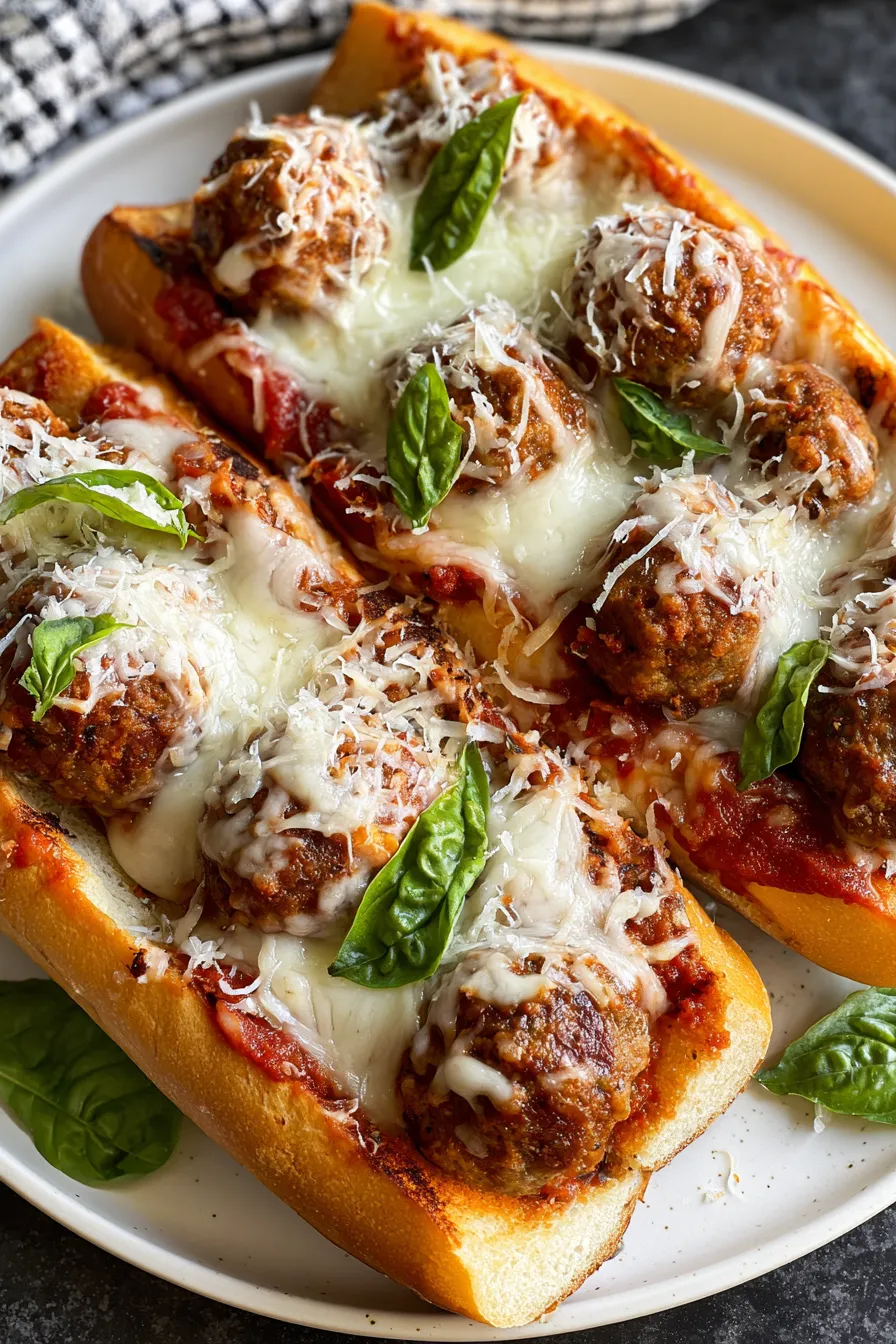 Cheesy Meatball Subs – Tidy Recipes