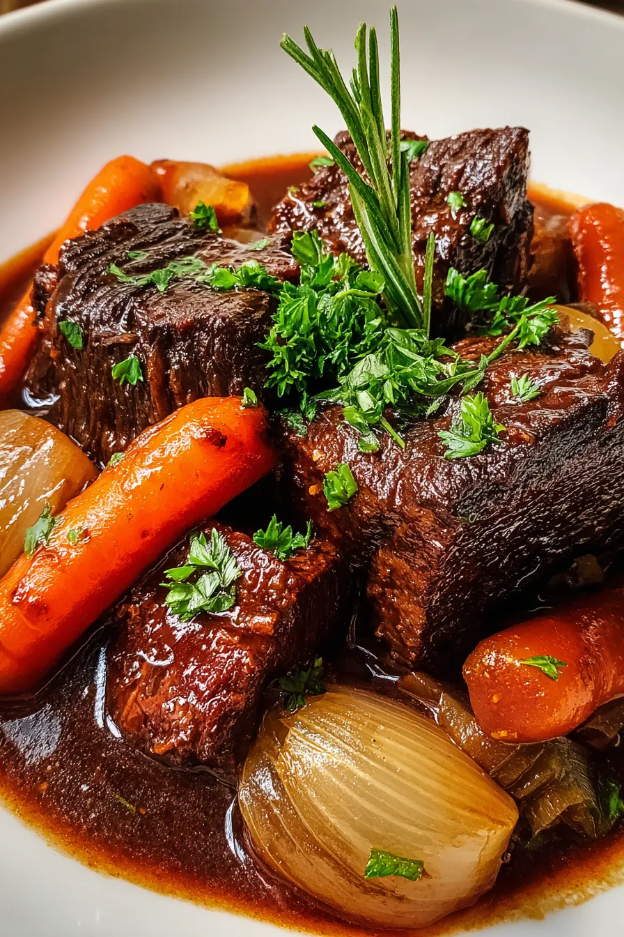 Red Wine Braised Beef – Tidy Recipes