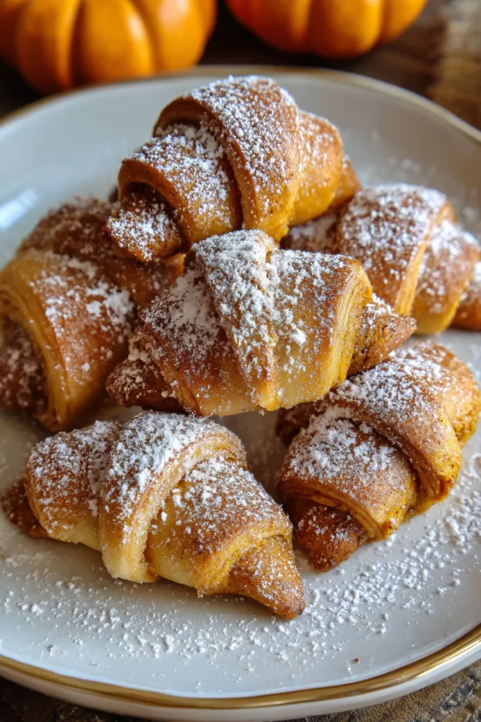 Mini Pumpkin Pie Crescent Rolls – Tidy Recipes