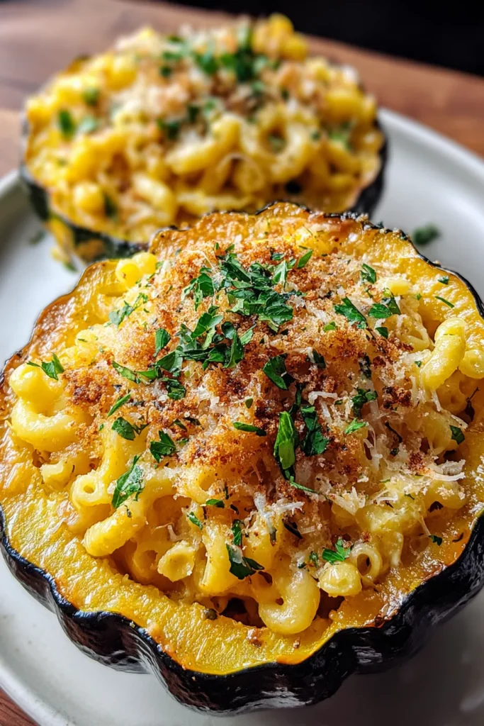 Stove Top Acorn Squash Mac and Cheese – Tidy Recipes