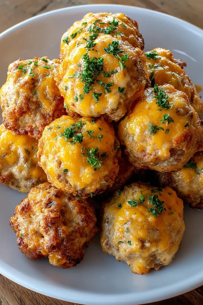Cheddar Bay Sausage Balls – Tidy Recipes
