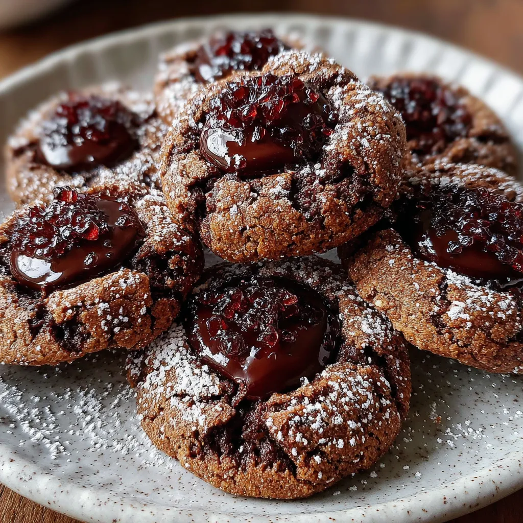 Chocolate Thumbprint Cookies – Tidy Recipes