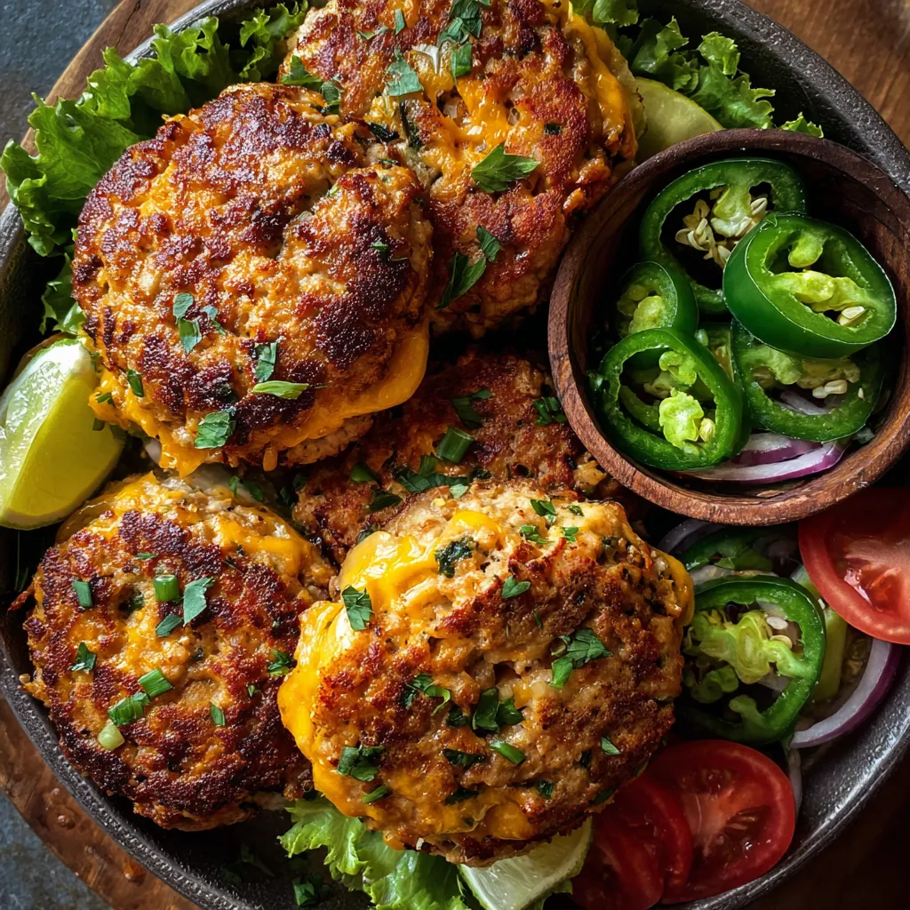 Jalapeño Cheddar Turkey Burgers – Tidy Recipes