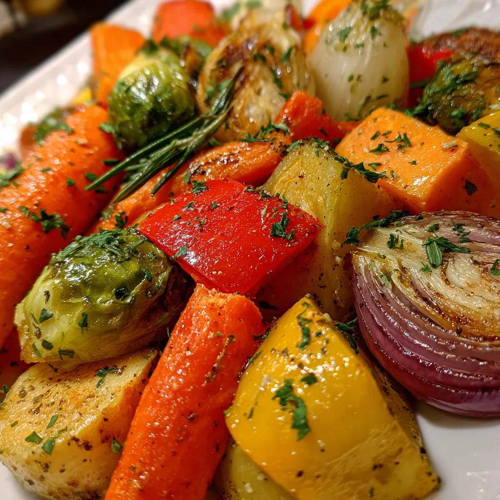 Roasted Christmas Vegetables – Tidy Recipes