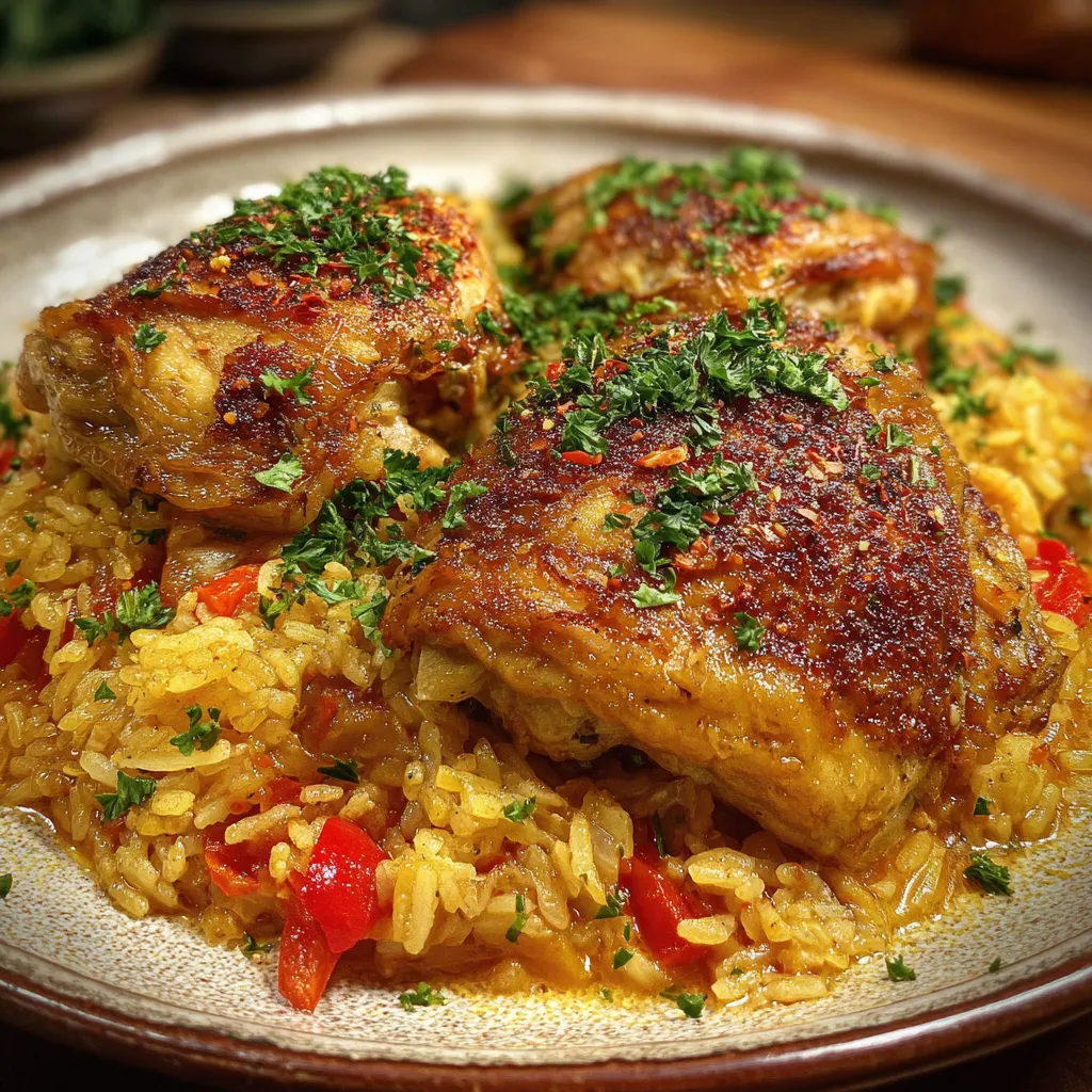 Portuguese Chicken & Rice – Tidy Recipes