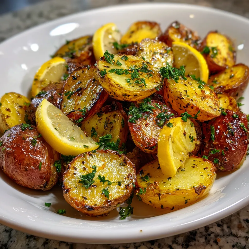 Crispy Greek Potatoes With Lemon Flavor – Tidy Recipes