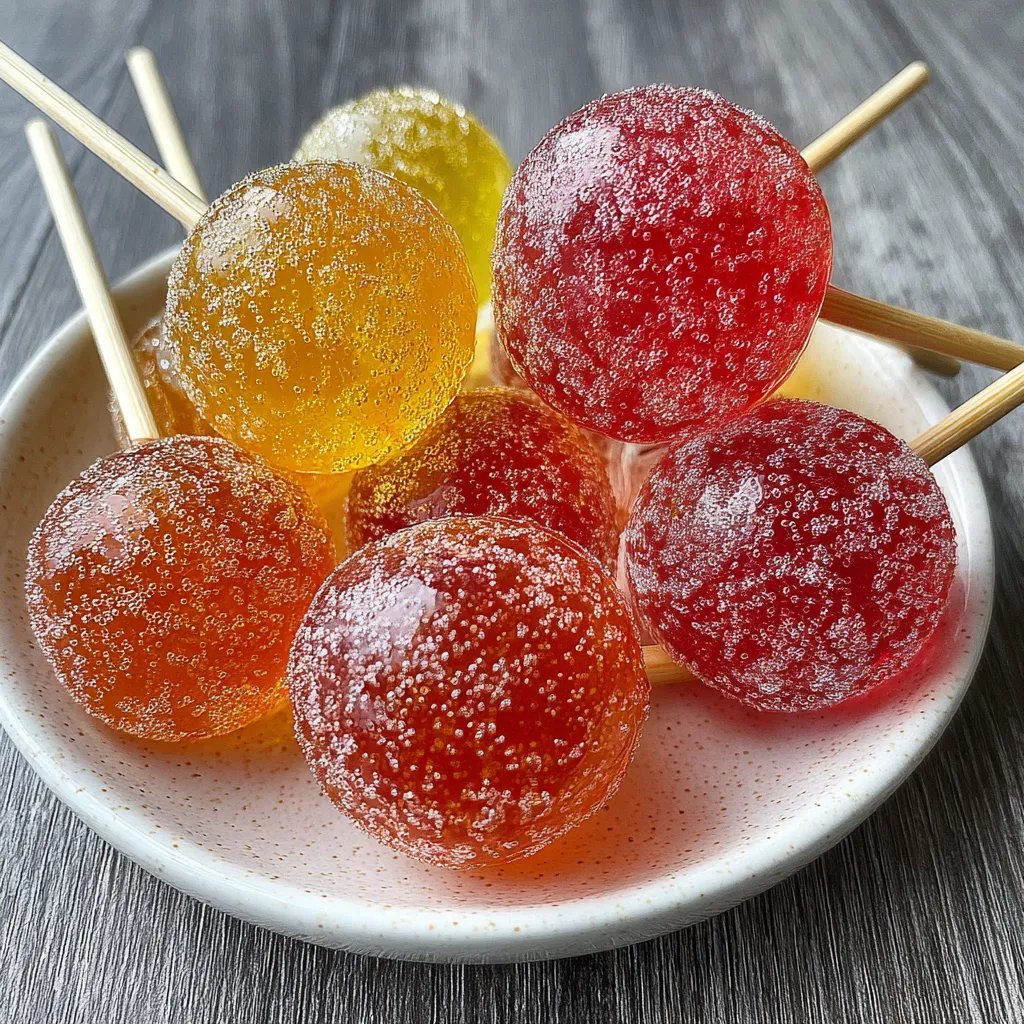 Tangy Sparkling Colorful Fizzy Lollipops – Tidy Recipes