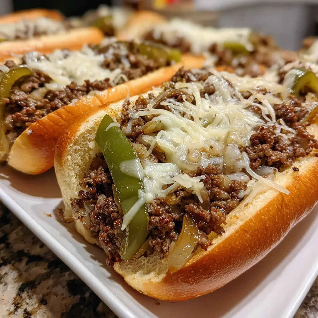 Ground Beef Philly Cheesesteaks – Tidy Recipes