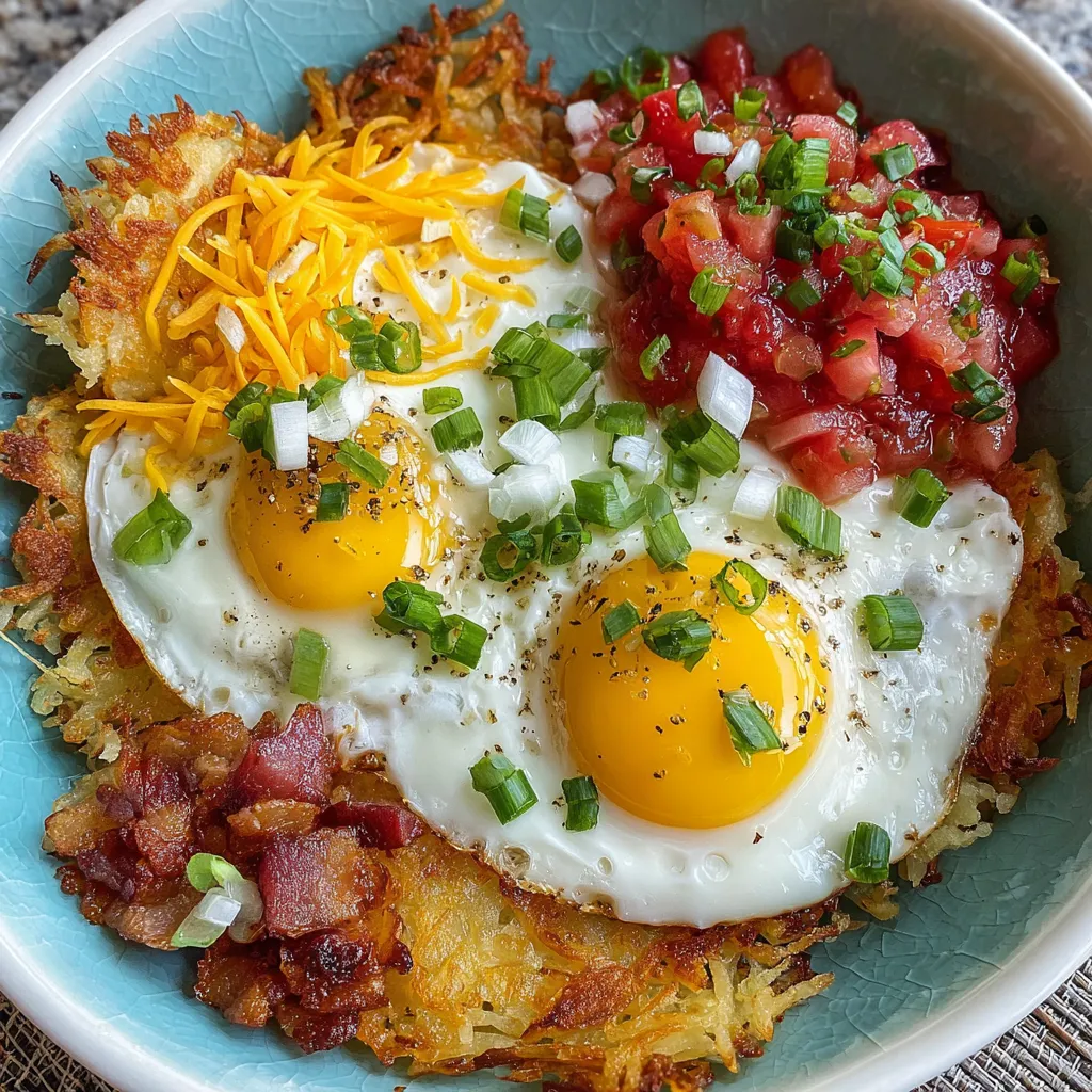 Crispy Hash Brown Breakfast Bowls – Tidy Recipes
