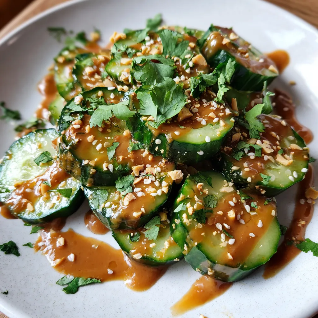 Cucumber and Peanut Butter Salad – Tidy Recipes