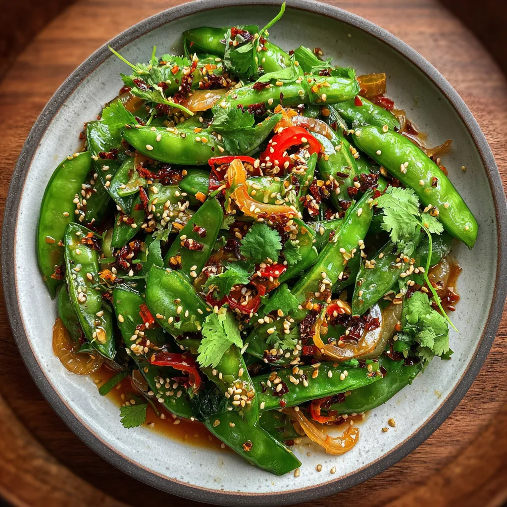 Chili Crisp Snap Pea Salad – Tidy Recipes
